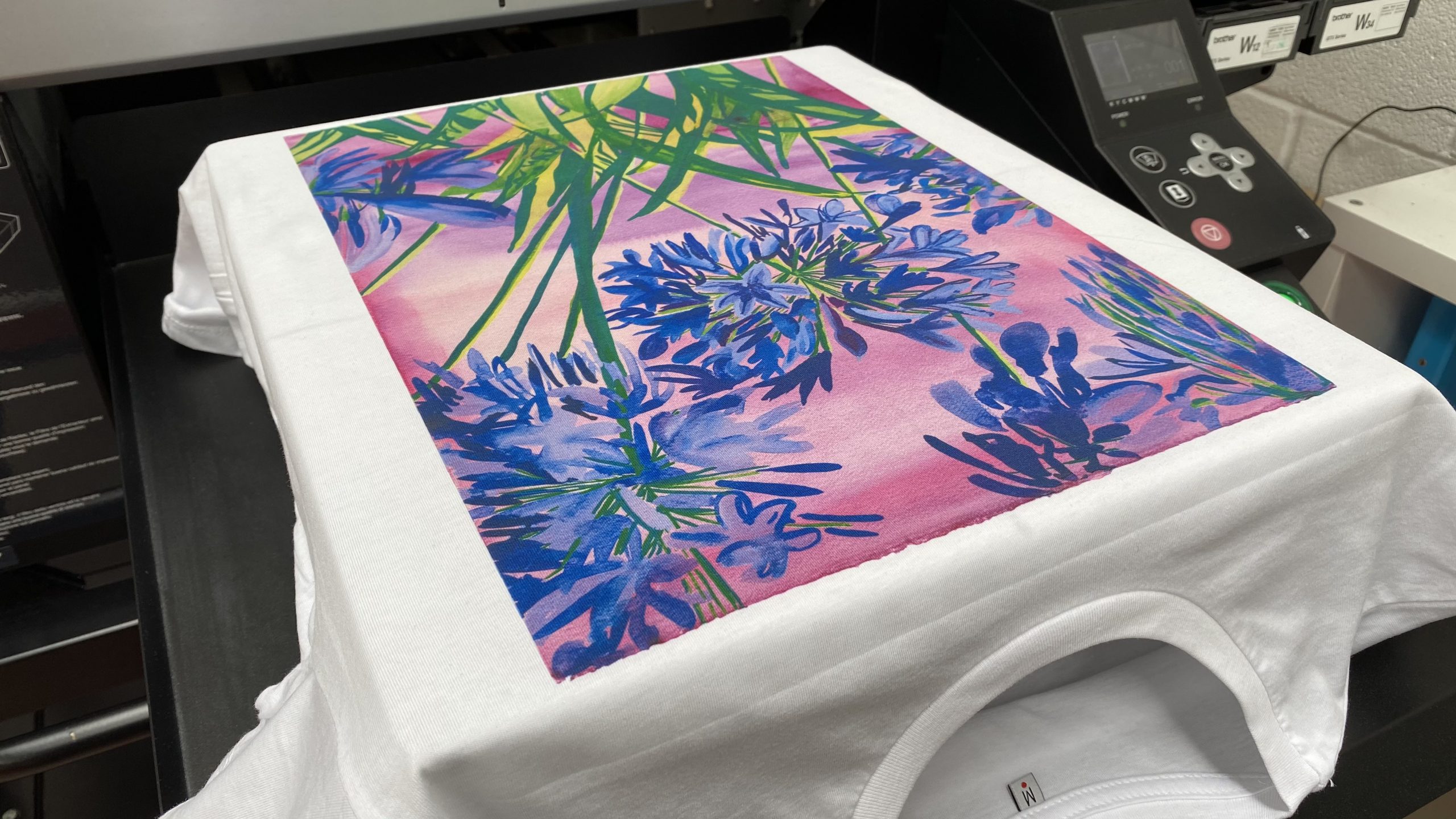 Superior fabric printing services including direct to garment